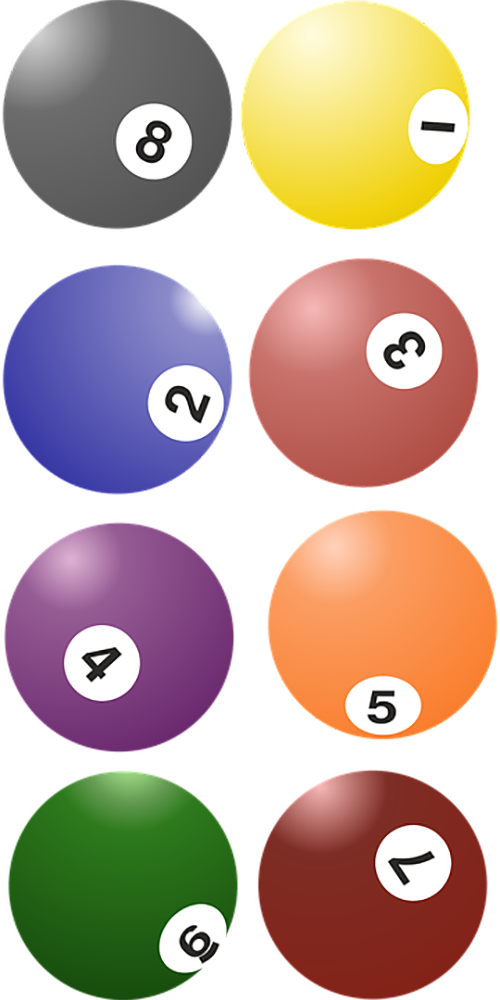 Download Billiard Balls Png Transparent Images - Bida Png - Full Size ...