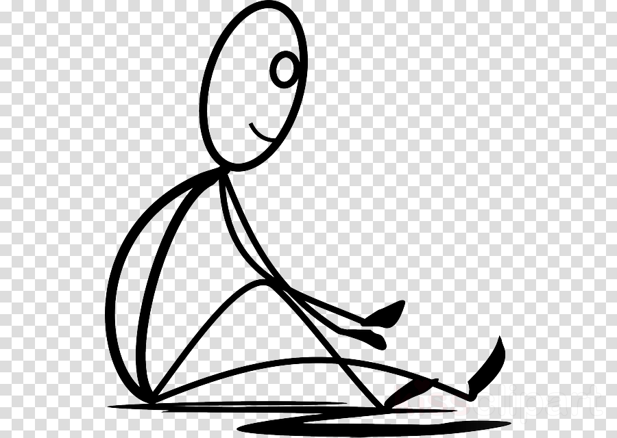 Download Download Stick Man Sat Down Clipart Stick Figure Clip - Stick ...