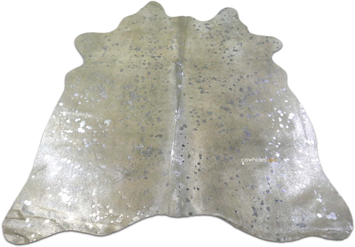 Download Silver Metallic Cowhide Rugs - Marine Invertebrates - Full ...