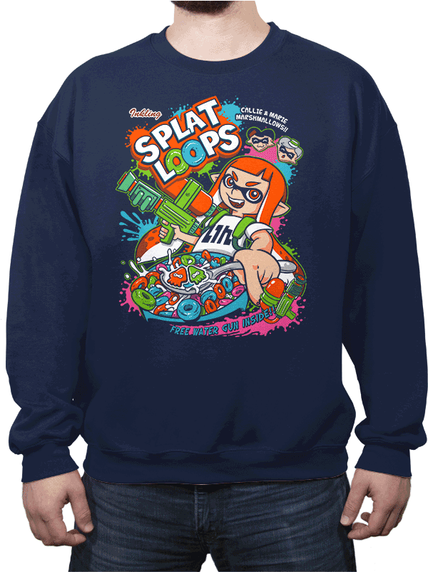 Download Splat Loops - Crew Neck - Crew Neck - Ript Apparel - Red Merc ...