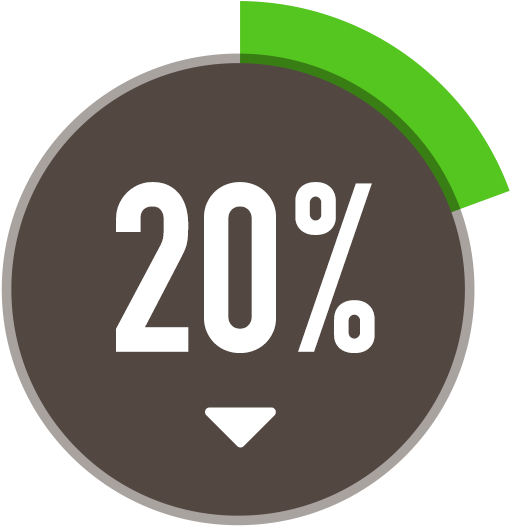 Download 20 Percent Icon - Discounts And Allowances - Full Size PNG ...