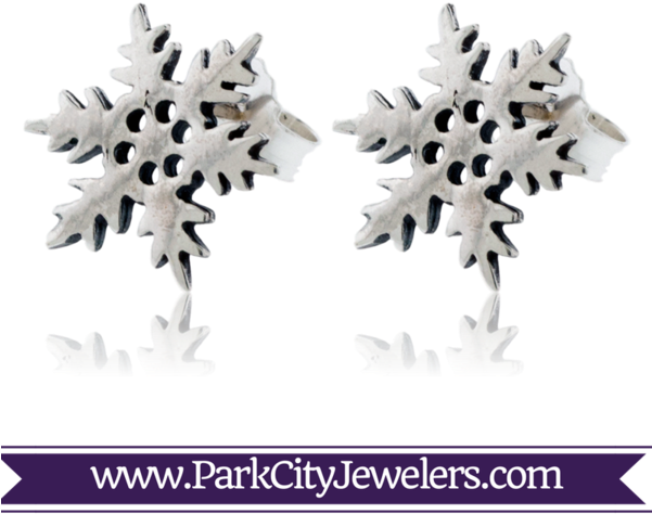 Download Snowflake Leverback Dangle Earrings - Full Size PNG Image - PNGkit