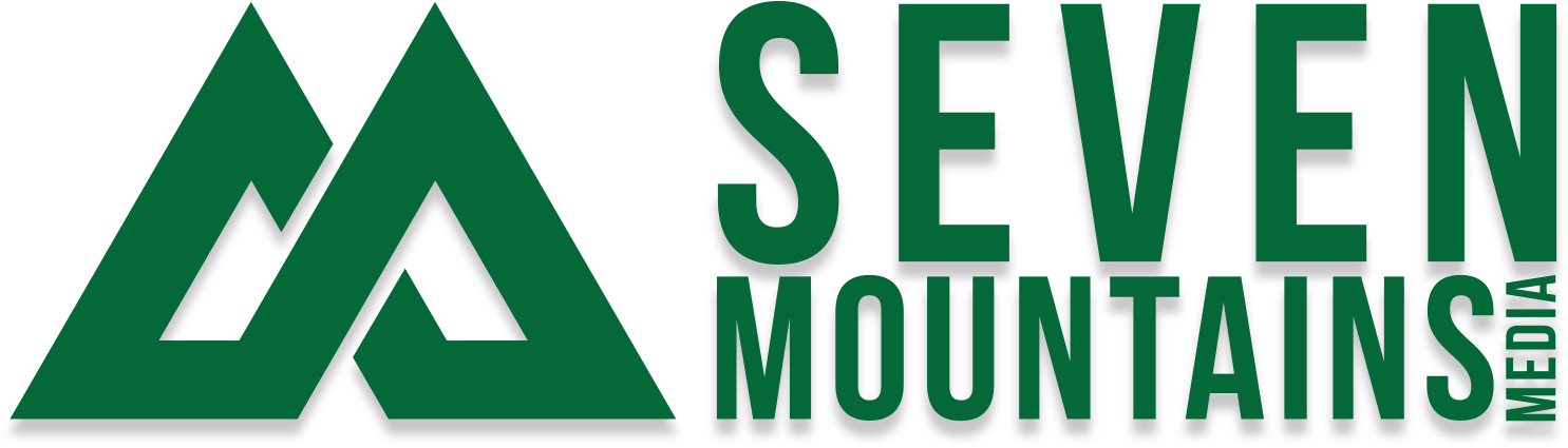 Download Seven Mountains Logo Horizontal Hunter Green - Number - Full ...