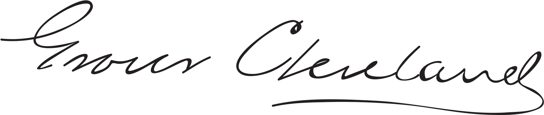 Download Grover Cleveland Signature - Full Size PNG Image - PNGkit
