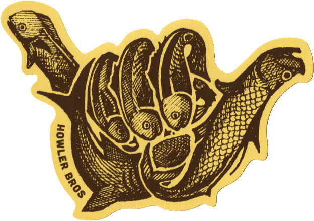 Download Howler Brothers Shaka Sticker - Sticker - Full Size PNG Image ...