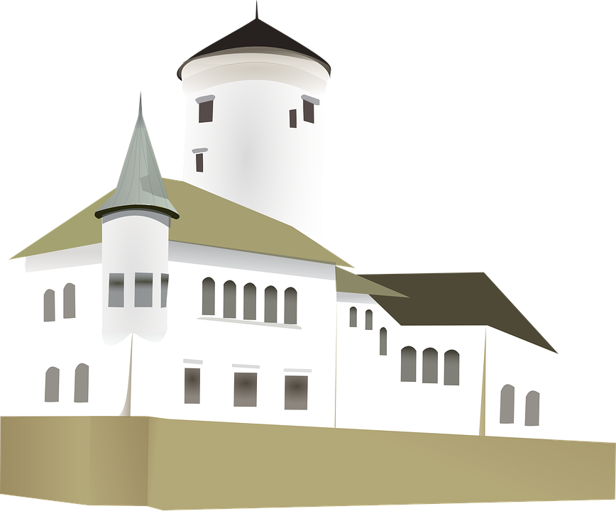 Download Free Vector Graphic - Medieval Monastery Png - Full Size PNG ...