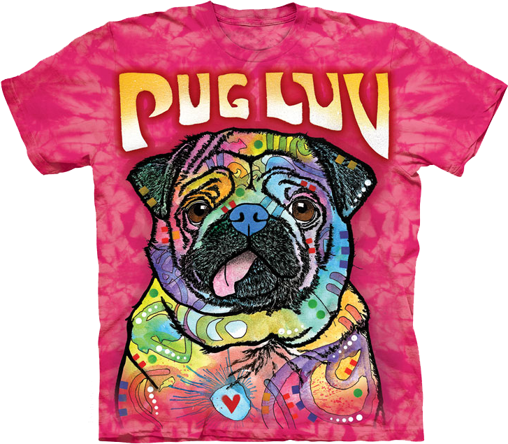 Download Pug Love - Dawhud Direct Dean Russo Pug Luv Fleece Throw ...