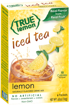 Download True Lemon Iced Tea Box - True Citrus, True Lemon Water ...