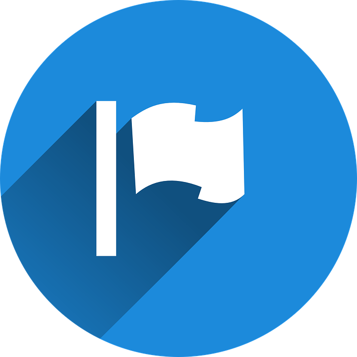 Download Internet Website Icons - Blue Flag Icon Png - Full Size PNG ...