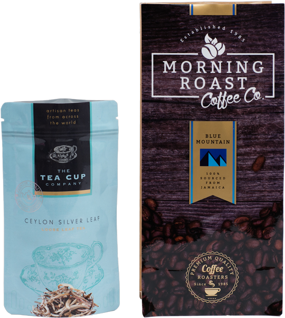 Download Tea & Coffee Pouches And Bags - Coffee Packaging - Full Size ...