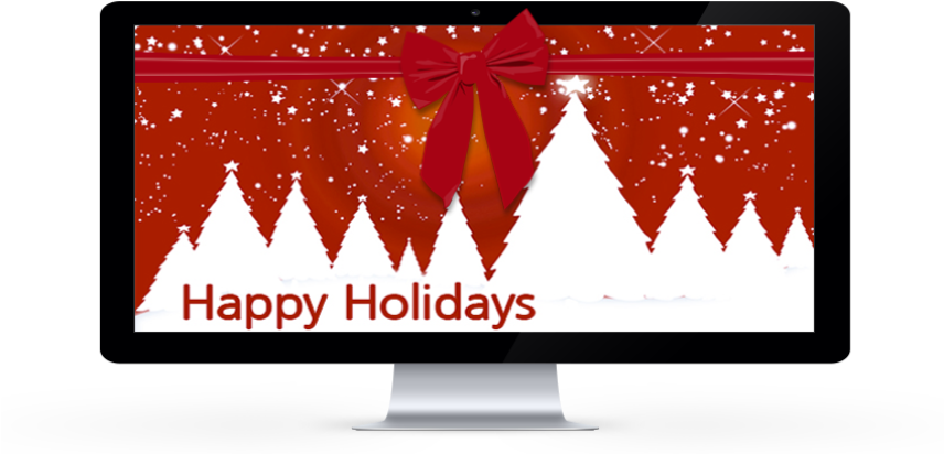 Download Happy Holidays - Christmas Email Template 2017 - Full Size PNG ...