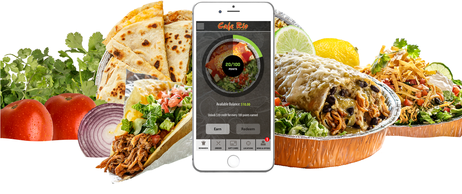 Download Spend $100 With Cafe Rio And We'll Reward You With - Meal ...
