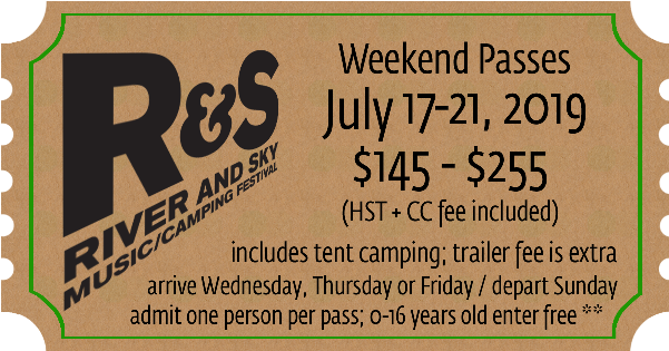 Download Product Image For R&s Weekend Passes - 2019 - Full Size PNG ...
