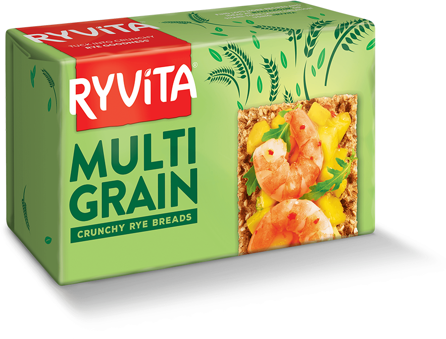 Download Multigrain Crunchy Rye Breads - Ryvita Sesame - Full Size PNG ...