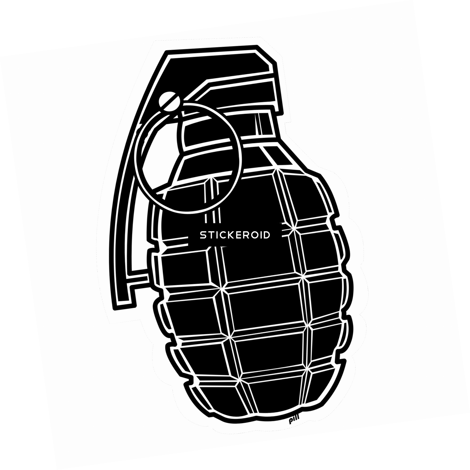 Download Hand Grenade - Grenade Logo Decal - Full Size PNG Image - PNGkit