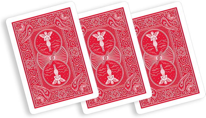 Download Bicycle Playing Cards 809 Mandolin Red By Uspcc - Invisible ...
