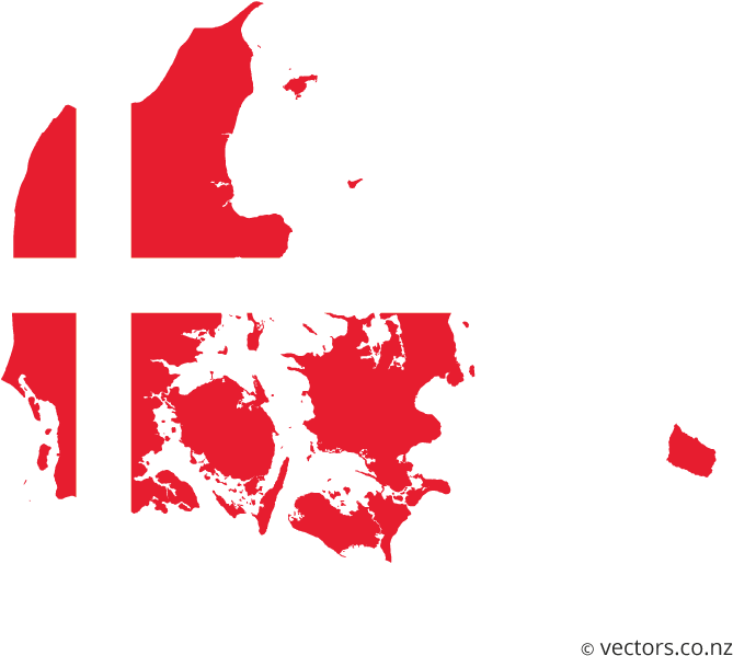 Download Flag Vector Map Of Denmark - Full Size PNG Image - PNGkit