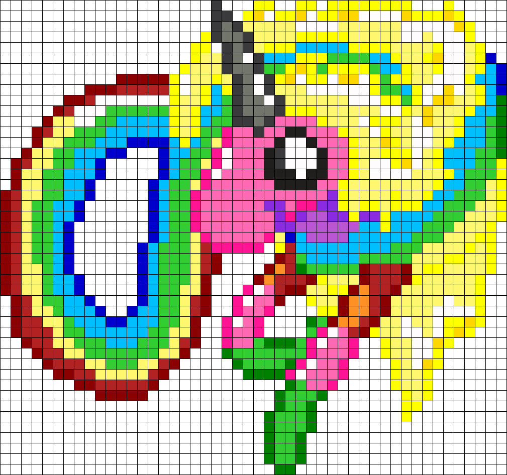 Download Princess Rainicorn Perler Perler Bead Pattern / Bead - Lady ...