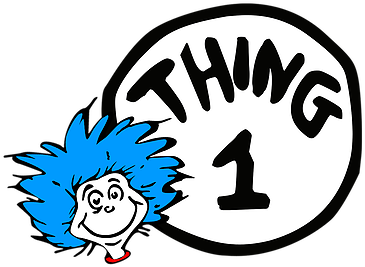Download Thing 1 And Thing 2 Shirs Thing - Thing 1 2 3 4 5 - Full Size ...
