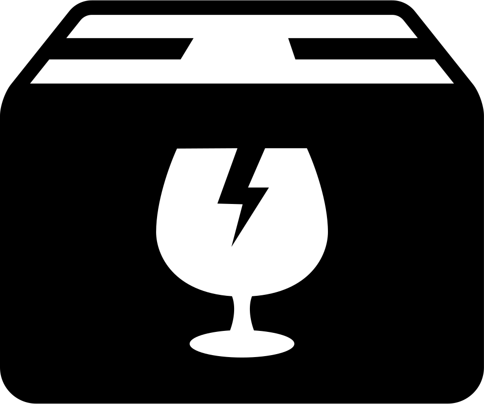 Download Delivery Package Box With Fragile Content Symbol Of - Fragile ...