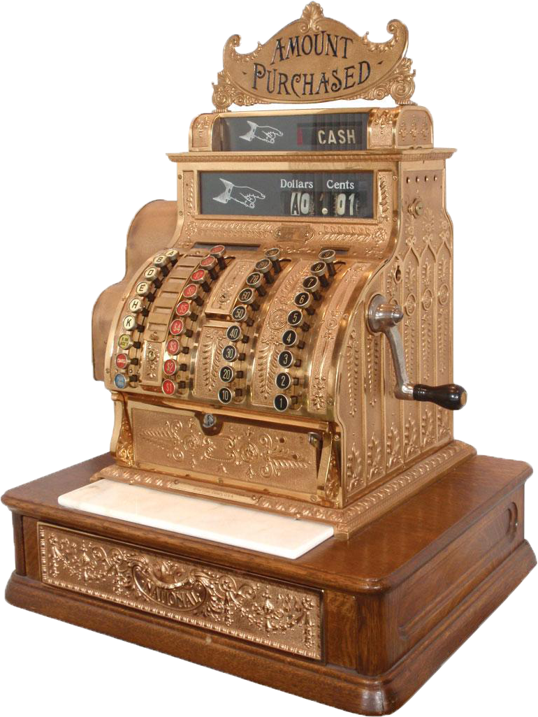 Download An Old Cash Register - Old Cash Register Png - Full Size PNG ...