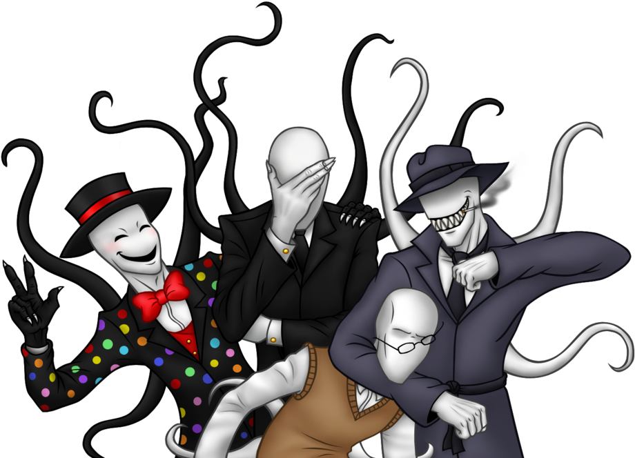 Download All The Slender Man - Full Size PNG Image - PNGkit