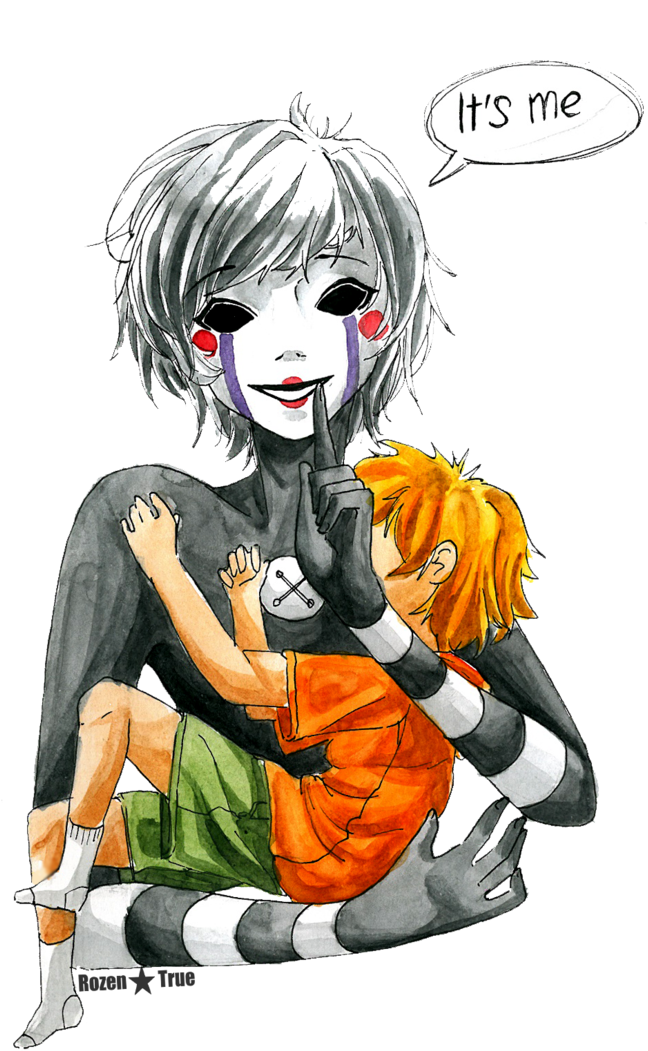 Download Humanization Puppet And Boy "golden Freddie" From The - Game ...