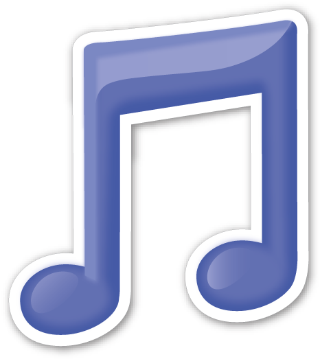 Download Musical Note - Emoji Nota Musical Whatsapp - Full Size PNG ...