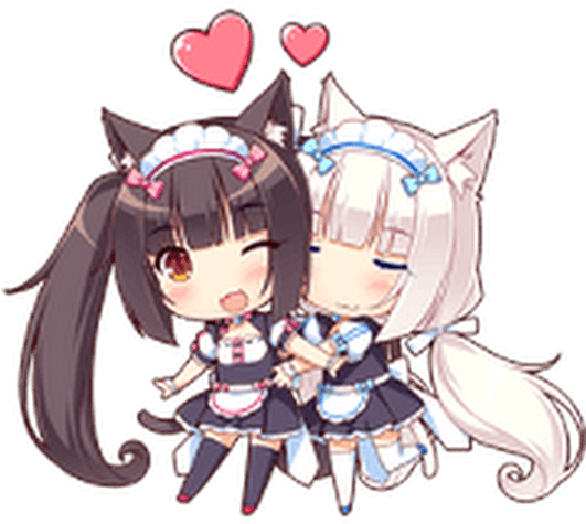 Download Photo - Nekopara Chocola And Vanilla Chibi - Full Size PNG ...