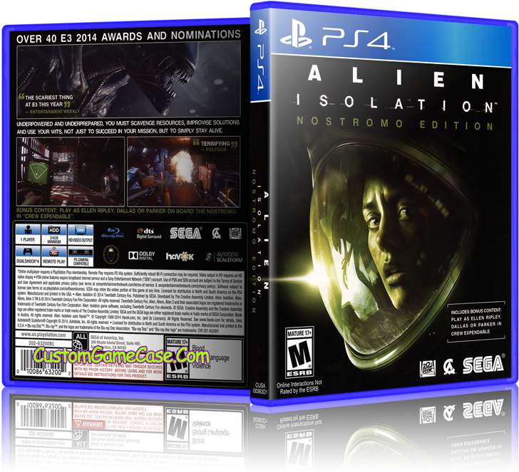 Download Sony Playstation 4 Ps4 - Alien - Isolation - Nostromo Edition ...
