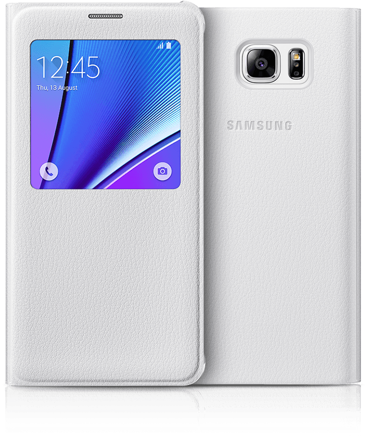 Download Samsung Galaxy Note 5 Png - Note 5 S View Cover White - Full ...