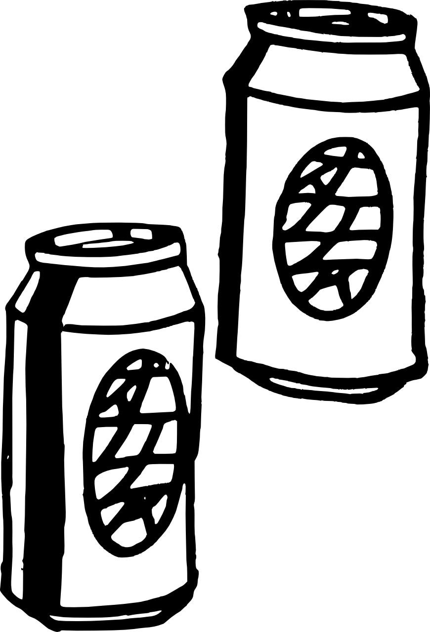 Download Transparent Beer Can Sticker - Graffiti Beer Can - PNGkit