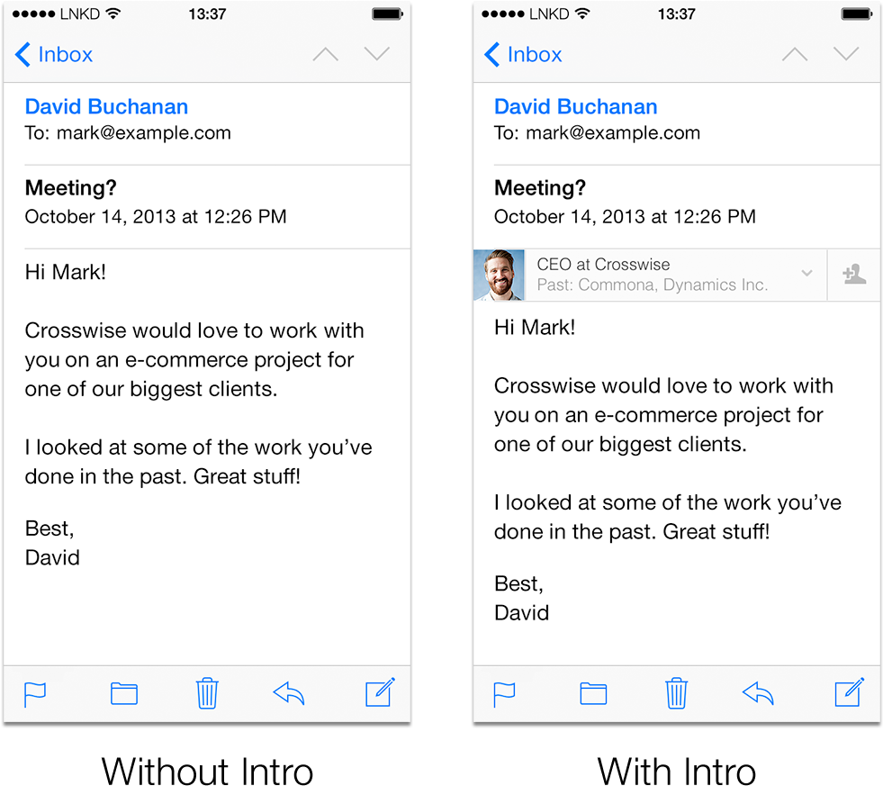 Download Linkedin Intro Comparison Screen - Linkedin Intro - Full Size PNG Image - PNGkit