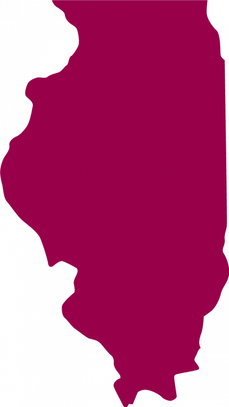Download Illinois State Map Png - Full Size PNG Image - PNGkit