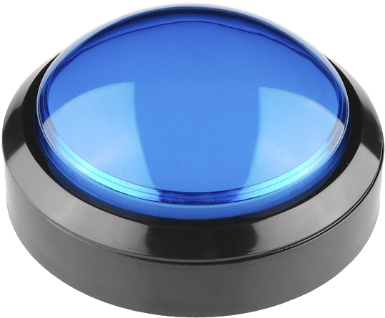 Download Click Button To See - Big Dome Push Button Blue - Full Size ...