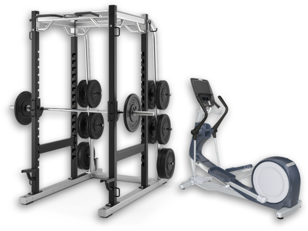 Download 4 - Precor Discovery Series Power Rack - Full Size PNG Image ...