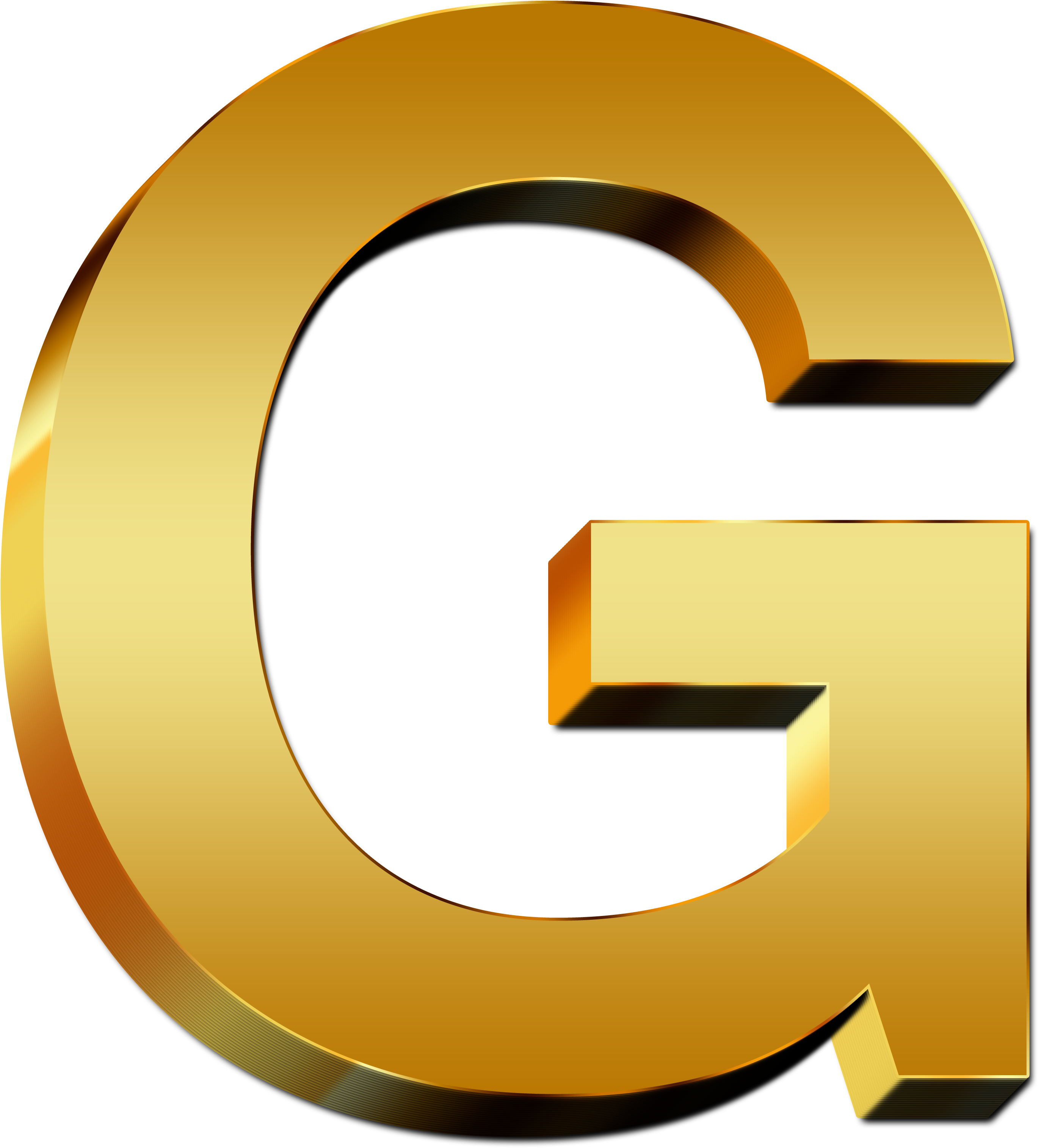 Download Uppercase Letter Gold G - Gold Letter G Png - Full Size PNG ...
