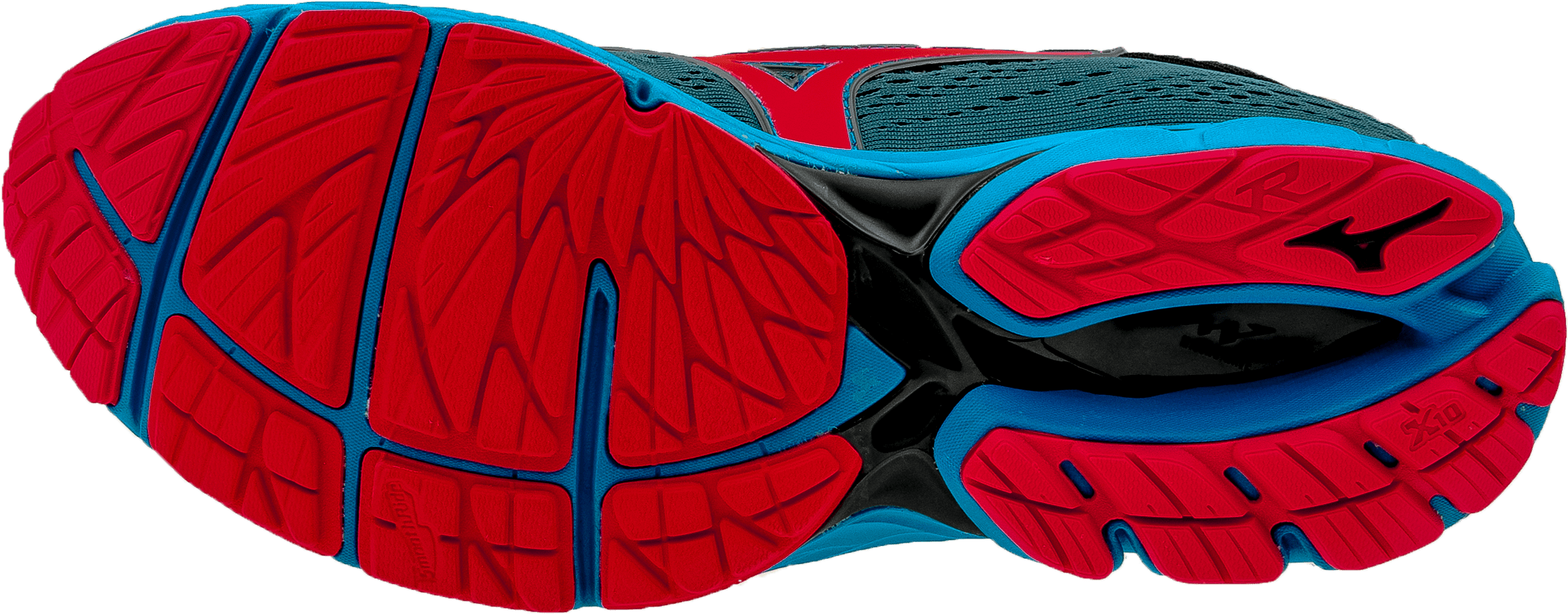 Download Mizunowave Rider 22 Blue Mirage/fiery Coral/diva Blue - Mizuno ...