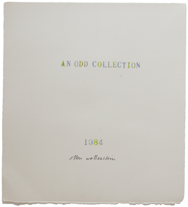 Download 0002 24 An Odd Collection 1984 Title Page Copy - Paper - Full ...
