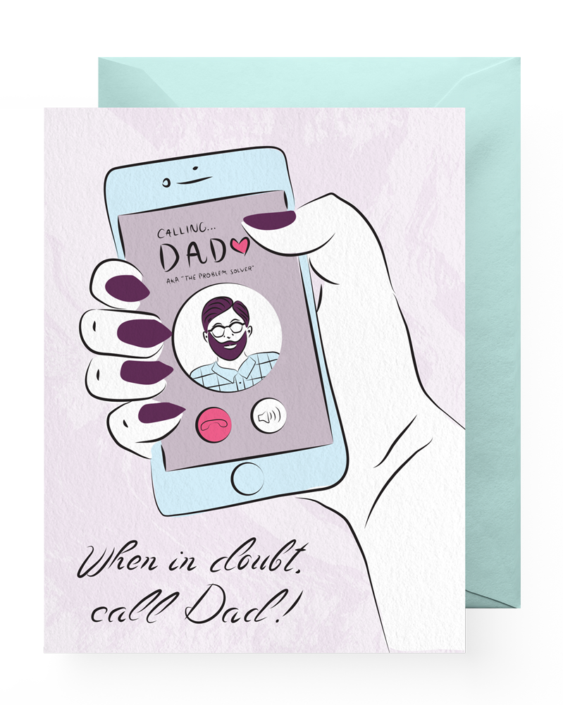 Download When In Doubt, Call Dad - Doubt - Full Size PNG Image - PNGkit