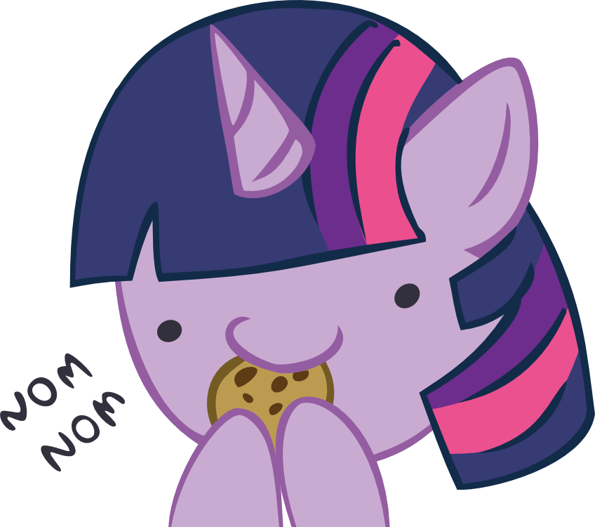 Download Ponyaddicted On Twitter - Twilight Sparkle Eating A Cookie ...