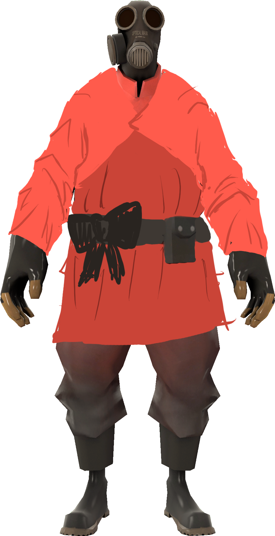 Download Molotov Cocktail Dress - Tf2 Pyro - Full Size PNG Image - PNGkit