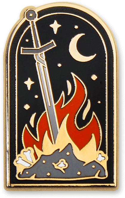 Download Ds Bonfire Png Clip Art Free Stock - Dark Souls Enamel Pin ...