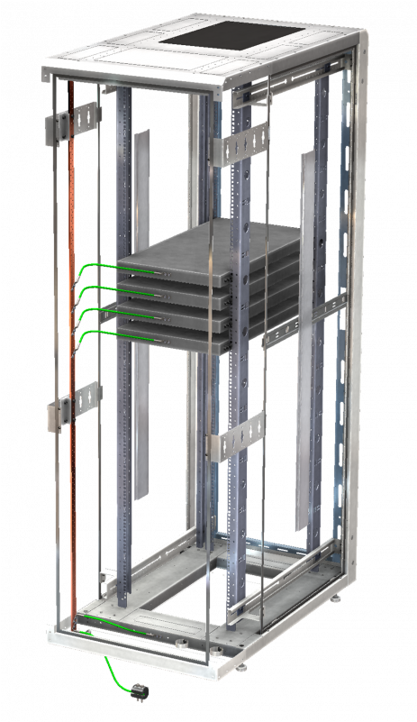 Download 72" Vertical Rack Bonding Busbar - Ground - Full Size PNG ...