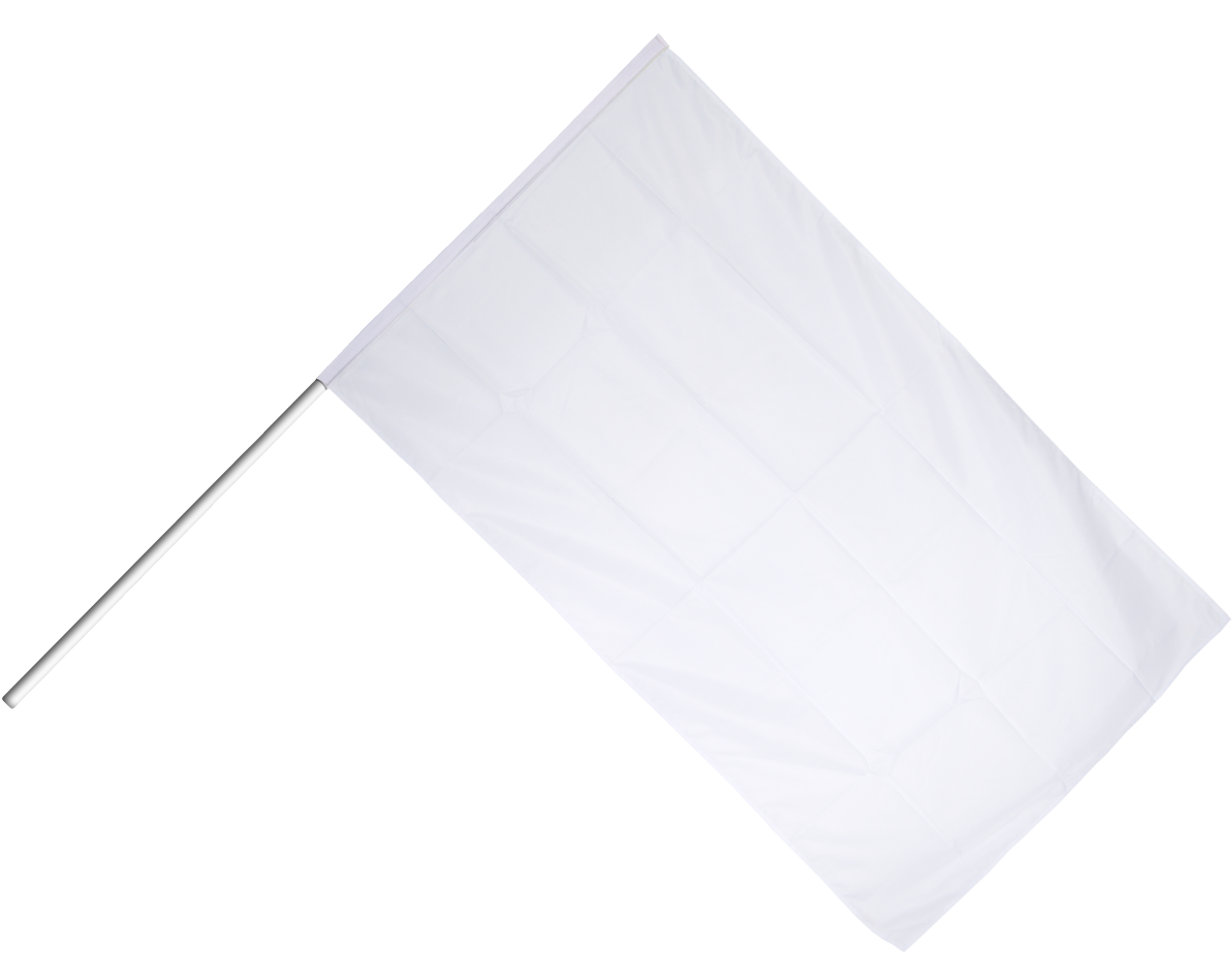 Download Unicolor White Hand Waving Flag - Construction Paper - Full ...