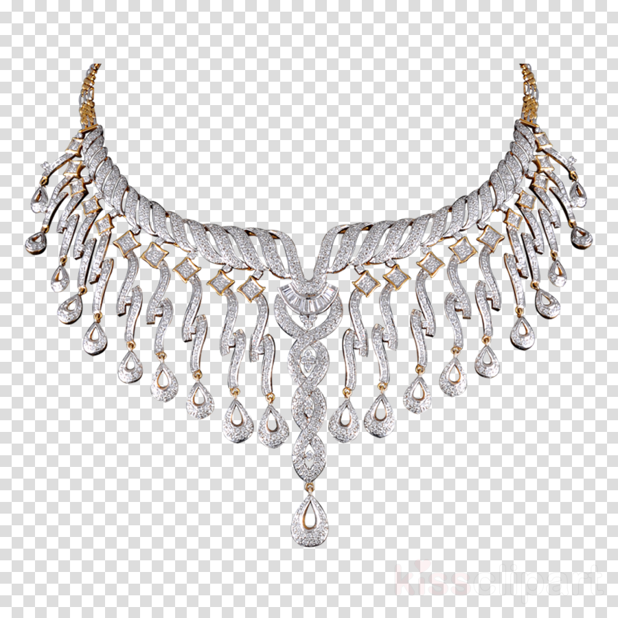 Download Transparent Transparent Diamond Necklace Png - PNGkit