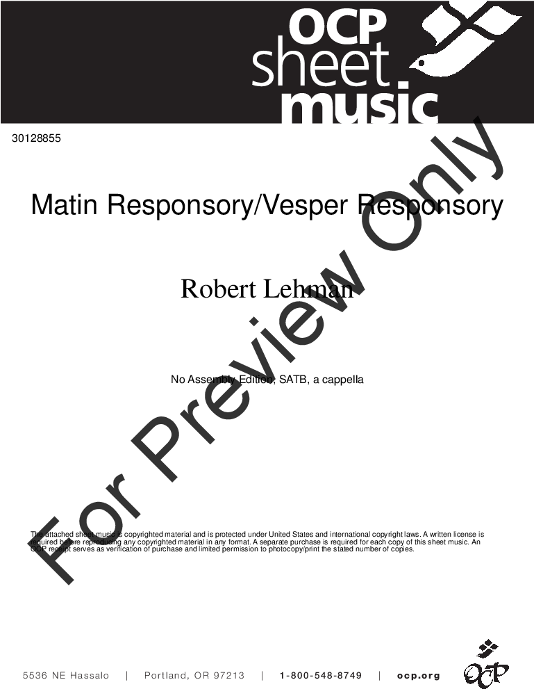 Download Matlin Responsory / Vesper Responsory Thumbnail Matlin - Drum ...