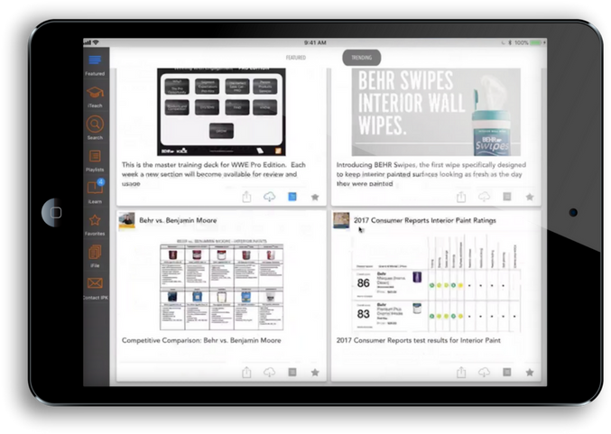 Download Behr's Ipk App Highlight Comparison Charts Of Rival ...