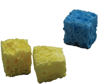 Download Little Sponge Cubes - Fudge - Full Size PNG Image - PNGkit