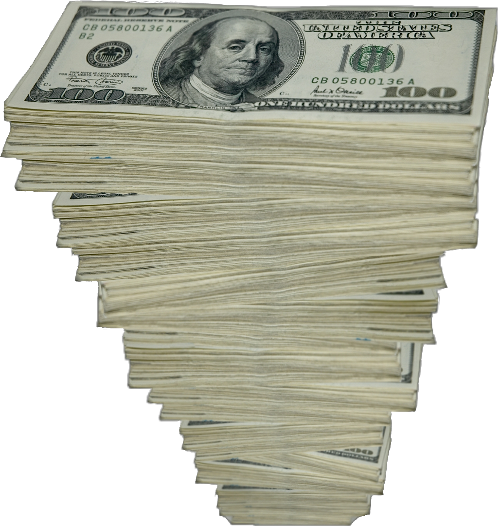 Download A - Tall Stack Of Money - Full Size PNG Image - PNGkit